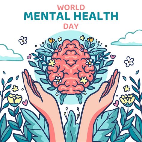 Free Vector Hand Drawn Illustration For World Mental Health Day