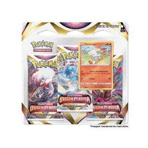 TRIPLE PACK POKÉMON SCORBUNNY ESPADA E ESCUDO 11 ORIGEM PERDIDA