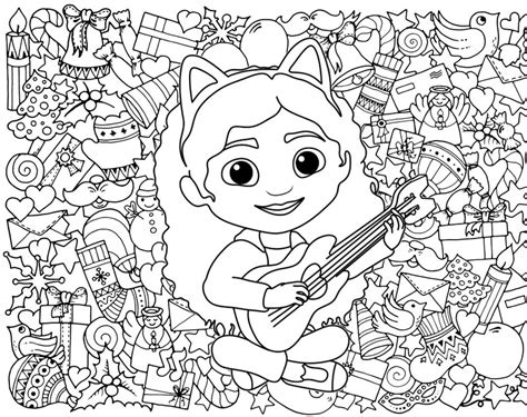 Coloriages Gabby Et La Maison Magique No L