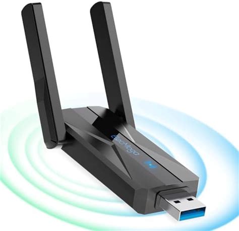 BrosTrend Clé WiFi 6 USB Puissante AX1800 Mbps Double Bande Adaptateur