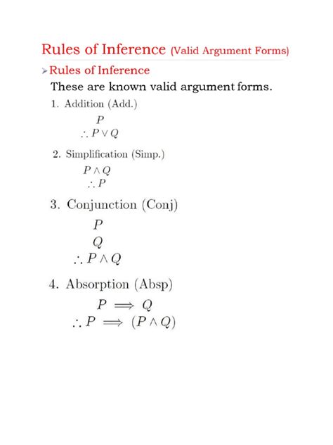 rules of inference pdf