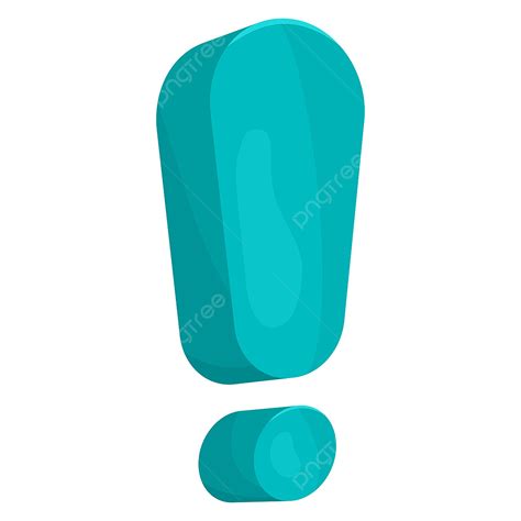 Exclamation Mark Clipart Vector Blue Exclamation Mark Icon Cartoon