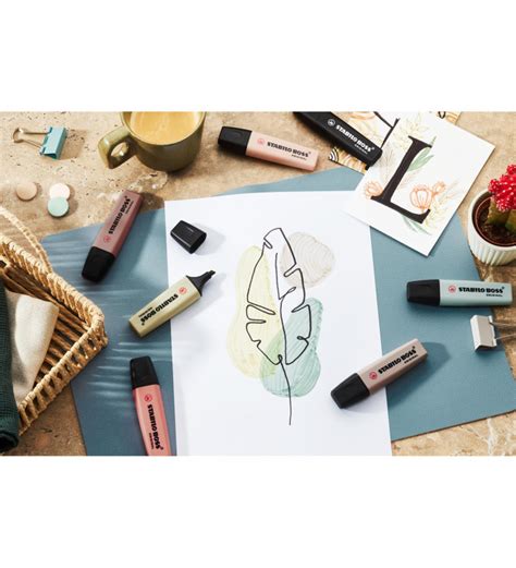 Stabilo Etui Carton X Surligneurs Boss Original Naturecolors Tout