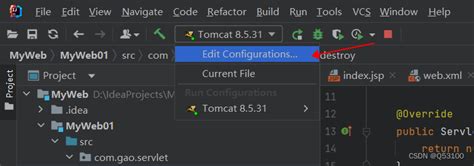 idea配置tomcat并发布web项目的步骤；及案例 idea tomcat部署web项目 csdn博客