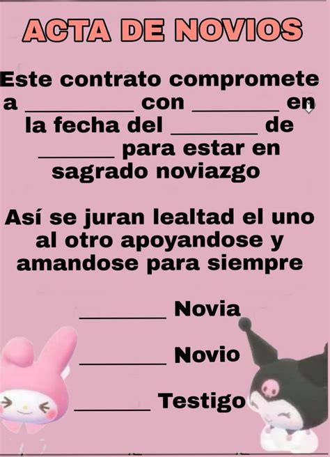 Acta De Novios Solicitud De Novio Mensajes De Texto Bonitos Frases