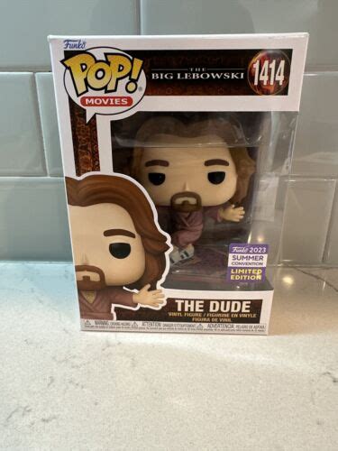 Funko Pop The Dude Big Lebowski 2023 SDCC Ltd Ed 1414 PopShield