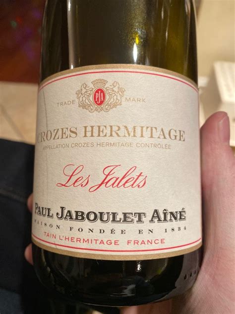 2017 Paul Jaboulet Aîné Crozes Hermitage Les Jalets France Rhône