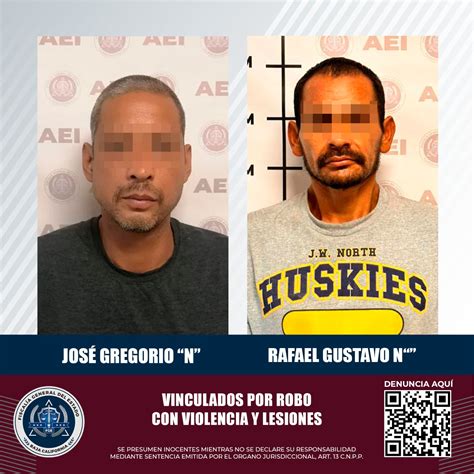 Acusados de robo violento quedan en prisión preventiva