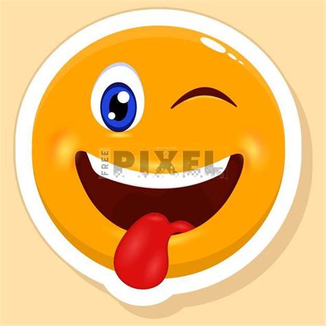 Sexy Winking Emoticon Animated