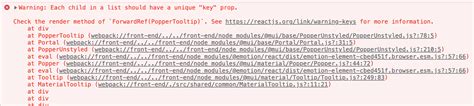 reactjs material ui tooltip notice error for first render stack overflow
