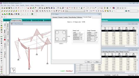 Beam Column Slab And Foundation Design By Using STAAD Pro V8i