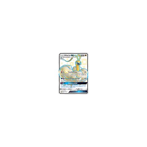 Carte Altaria Chromatique rare GX de Pokémon Destinées Occultes SV77 SV94