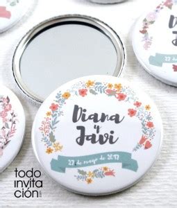 ESPEJOS FLORES PARA BODAS Todoinvitacion Invitaciones Y Detalles