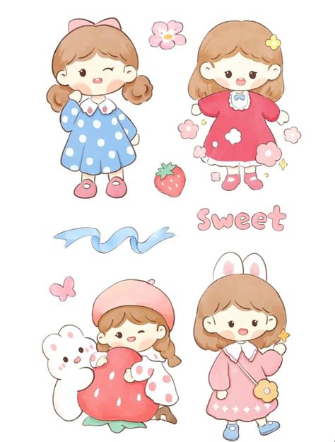Pin De Shu En Chibi Pegatinas Bonitas Garabatos Lindos