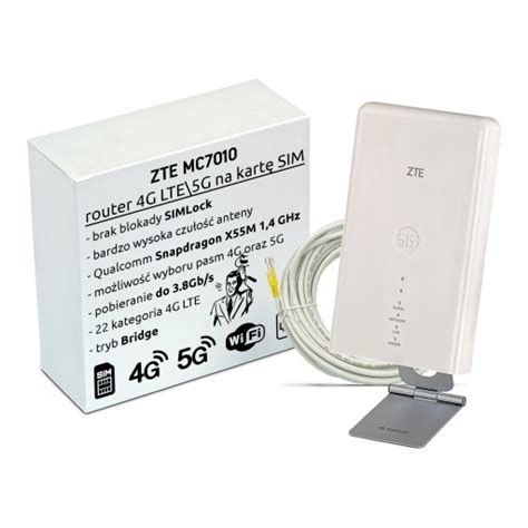 Zte Mc Domowy Router G G Lte Antena Odu Na Kart Bez Simlocka