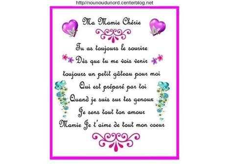 Po Me Pour La F Te Des Mamies Crit Par Nounoudunord