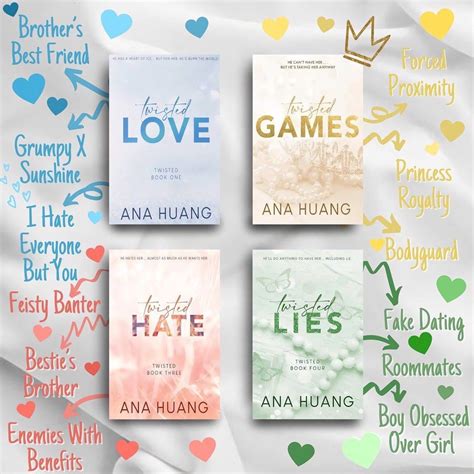 Eng Twisted Books Series 1 4 By Ana Huang Twisted Love Twisted Hate