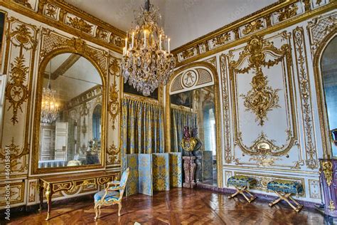 VERSAILLES FRANCE FEBRUARY 14 2018 Interior Of Chateau De