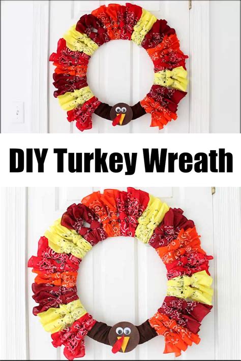 Turkey Wreath An Easy Diy For Thanksgiving Artofit