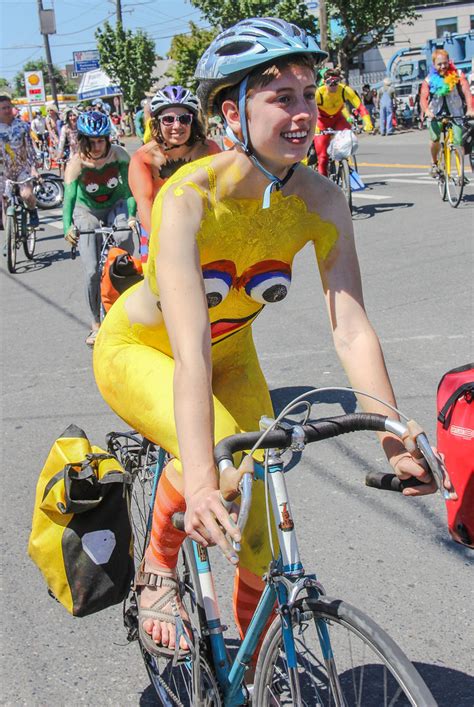 Seattle Fremont Solstice Parade Naked Cyclists Flickr
