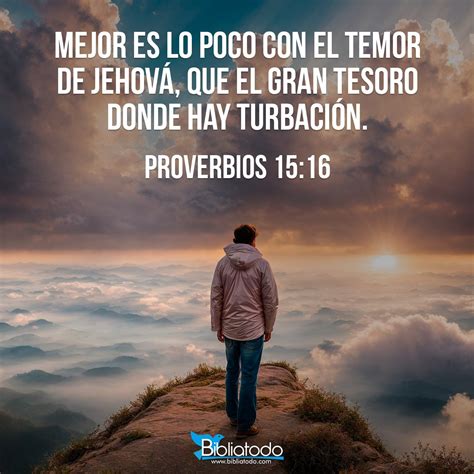 Proverbios 15 16 NVI2022 Versículo del Día