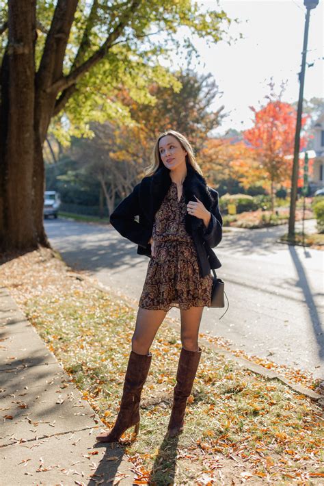 How To Wear Knee High Boots With A Dress Natalie Yerger