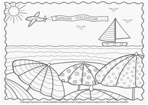 Meilleur De Coloriage Bonne Vacances Imprimer Des Milliers De