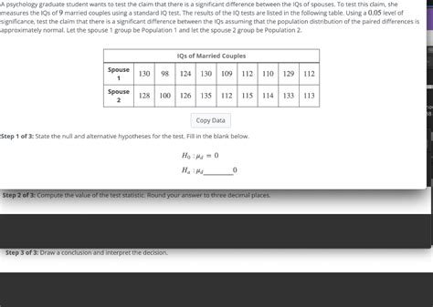 Solved A Psychology Graduate Student Wants To Test The Claim Chegg