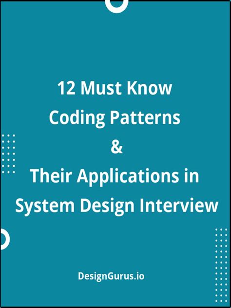 15 must know coding patterns pdf mathematical relations theoretical computer science