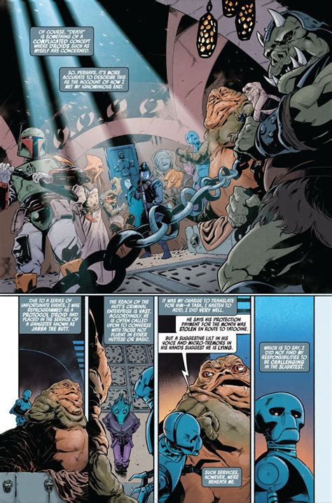 Learn The Untold Story Of Jabbas Last Protocol Droid In Marvels Star Wars Jabbas Palace 1