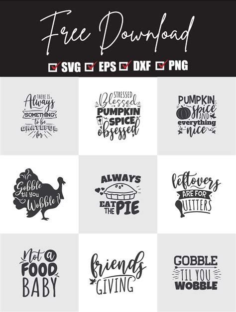 Thanksgiving Free SVG Bundle BundleSVG