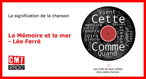 L histoire d une chanson La Mémoire et la mer Léo Ferré