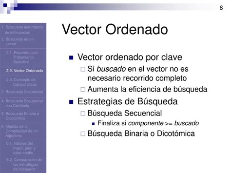 PPT Algoritmos de Búsqueda PowerPoint Presentation free download