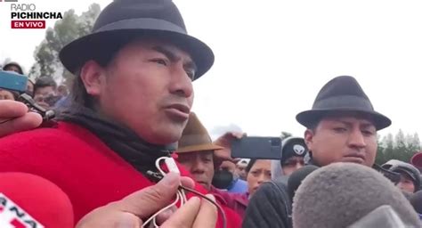 Radio Pichincha on Twitter ATENCIÓN l El presidente de la CONAIE