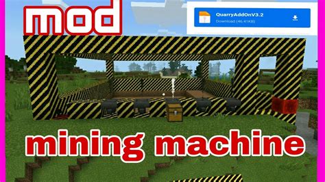 Automatic Mining Machine Mod In Minecraft Op Machine Youtube
