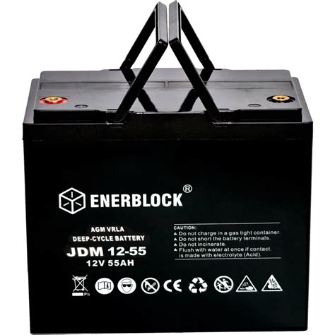 Enerblock JDM AGM 12V 55Ah Akumulator PortablePower Pl