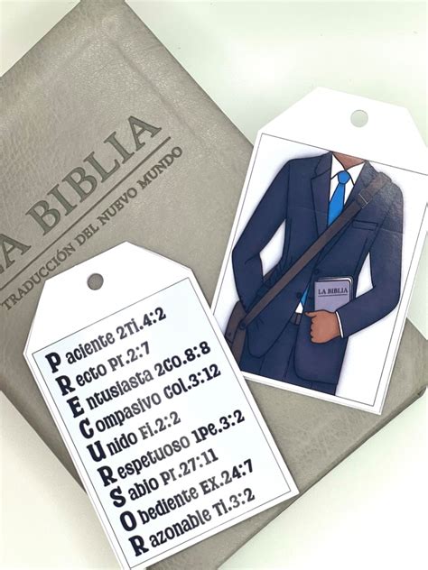 Escuela De Precursor 2024 Etiqueta De Regalo Gift Tag Digital JW Card