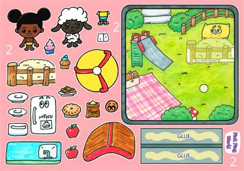 Amanda The Adventurer Toca Boca Paper House Diy Printables In