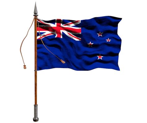 Bandeira nacional da nova zelândia fundo bandeira da nova zelândia