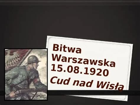 Prezentacja wojna polsko bolszewicka Świat prezentacji