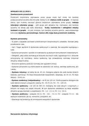 Wykład etologia 1 Notatki z wykładu 1 ETOLOGIA CZŁOWIEKA WYKŁADY