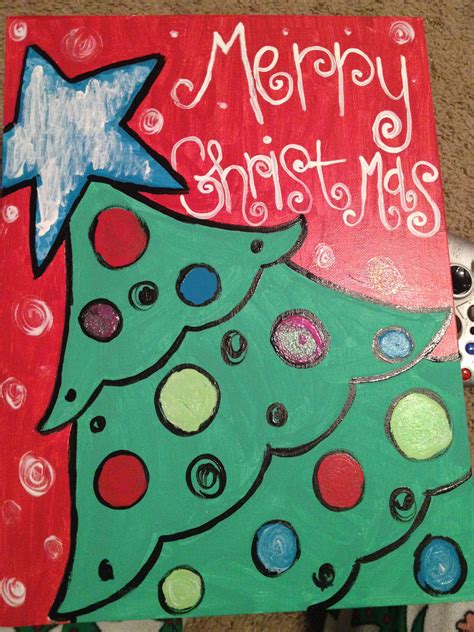Những bức tranh cute xmas paintings Điểm nhấn cho mùa Giáng sinh