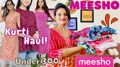 Meesho Kurti Haul L Daily Wear Kurti Haul L Office Wear Kurti Kurta