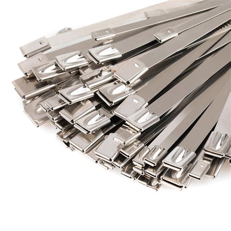 Naked Uncoated SS304 Stainless Steel Tie Self Locking Ties Stainless
