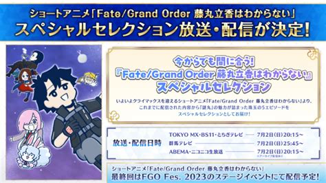 Fate Grand Order Aniplex News Box