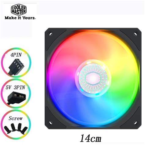Cooler Master Sickleflow Argb Pc Computer Cpu Fan Mm V Pin Cpu