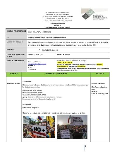 Observa las siguientes imágenes y contesta las preguntas que se te piden