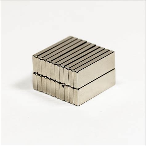 25x7 8x2 5mm N48 Neodym Quader Magnet NiCuNi bis 30mm Länge