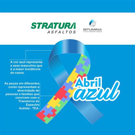 Abril Azul Mês de Conscientização sobre o Autismo Stratura Asfaltos