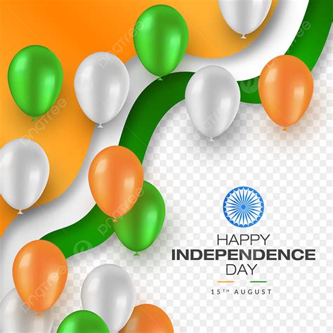 Indian Independence Day Vector PNG Images Indian Flag Happy